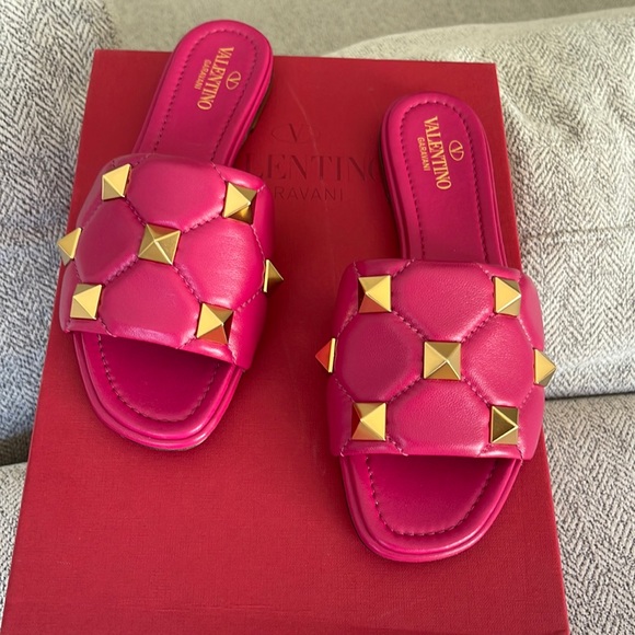 Valentino Garavani | Shoes | Valentino Garavaniwomens Studded Slide ...